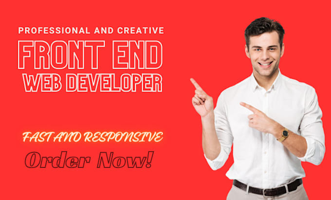Be your front end developer by Captaindevil | Fiverr