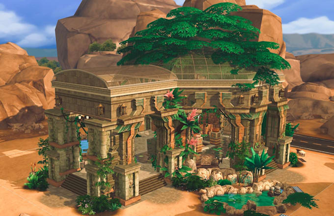 Build your sims 4 custom dream house by Cyphonism | Fiverr