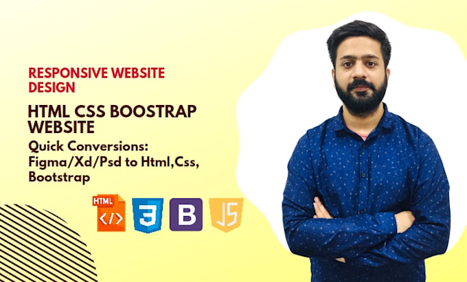 Create responsive html css and bootstrap website by Musasyed197 | Fiverr