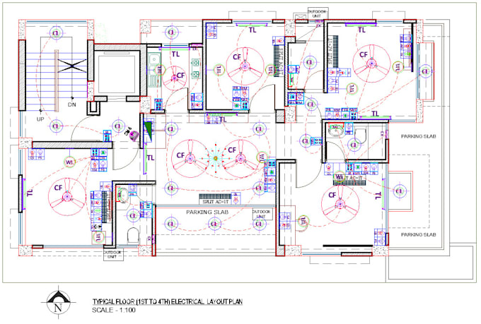Draw electrical, plumbing, 2d floor plan mep drawings by Cad24_zahid ...