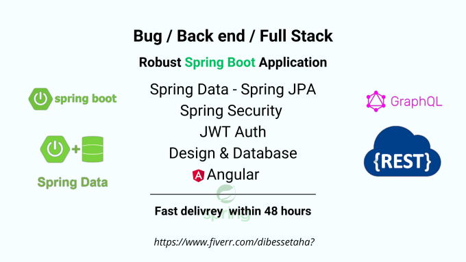 Do robust spring boot application in 48 h by Dibessetaha | Fiverr