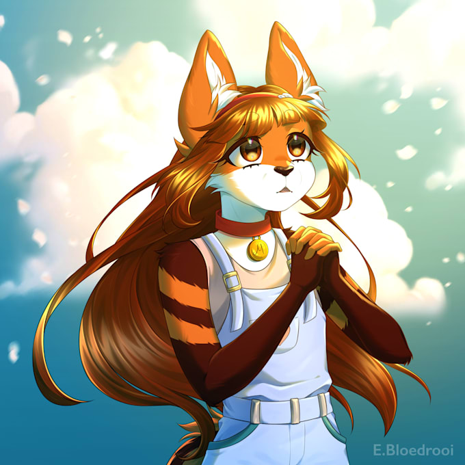 Draw your furry or anthro character by Ebloedrooi | Fiverr