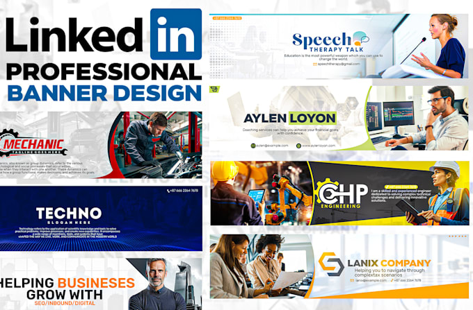 Design professional linkedin banner, cover by Salaheddine300 | Fiverr