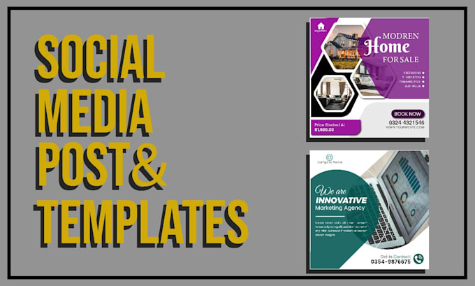 Craft engaging social media posts for your business by Mominaartist ...