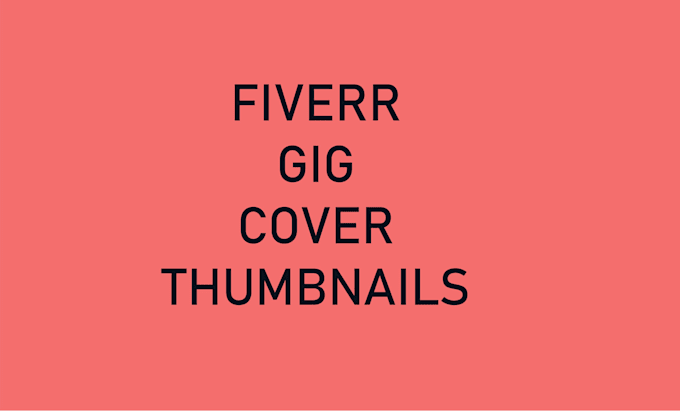 Design fiverr gig design and fiverr gig thumbnails by Mahnoorelegance ...