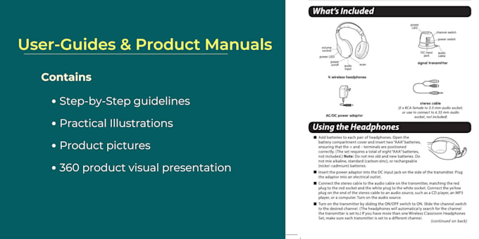 Write instruction manuals and user help guides by Briangotyou | Fiverr