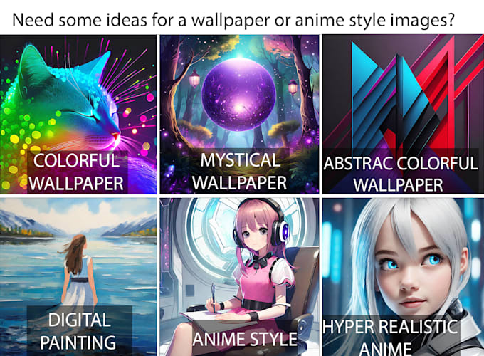 Create multiple custom images made by an ai according to your needs by ...