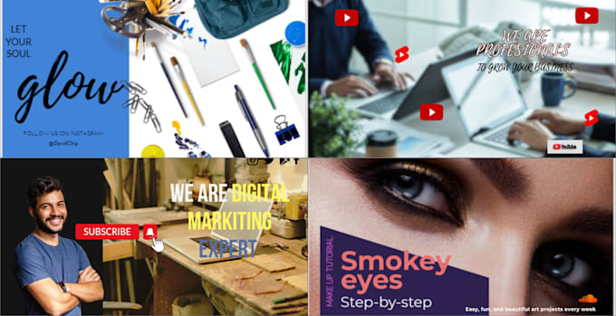 Create impressive thumbnails for your business which you want by ...