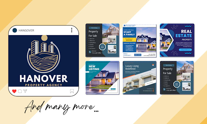 Do unique social media post designs, facebook post, instagram posts ...