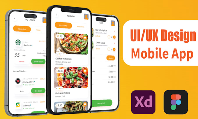 Design mobile app ui ux design or simple website ui ux by Ui_uxtabib | Fiverr