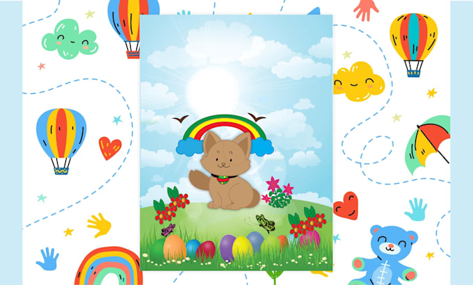 Fill coloring pages for kids by Pihuanshu | Fiverr