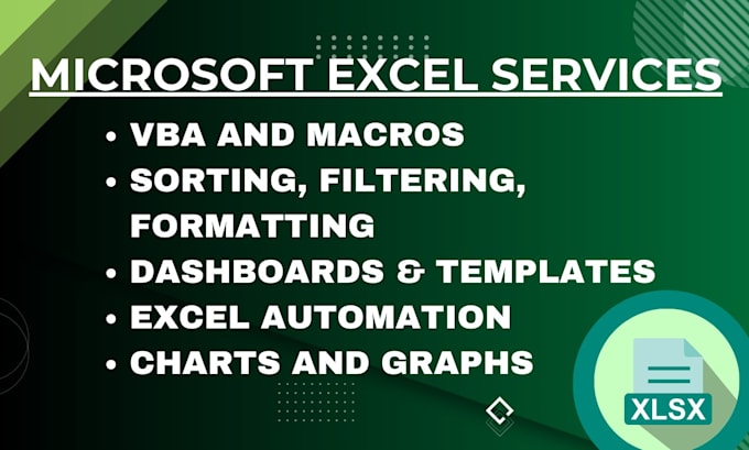 Do excel spreadsheet advance formulas, tables dashboards by Excel_dynasty | Fiverr