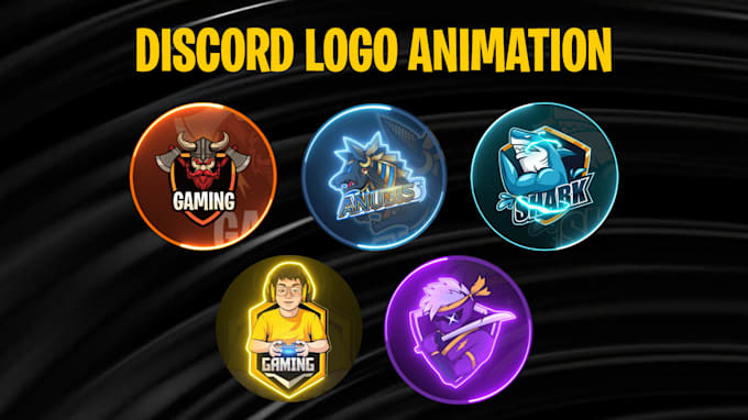 Design creative animated discord logo and banners gif icon pfp emoji ...