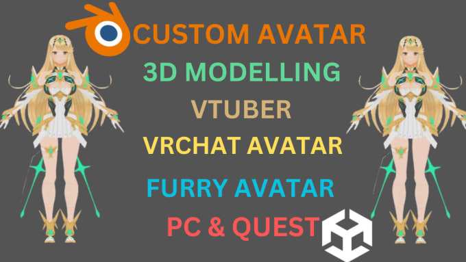 Create Vrchat Avatar Vtuber Avatar Furry Avatar Vrc Avis By Leoniolinalee Fiverr