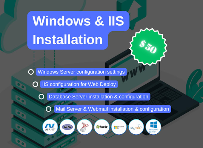 Install a windows server with iis with all its settings by Dogukansm ...