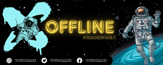 Animated banners for twitch or youtube by Alegomez94 | Fiverr