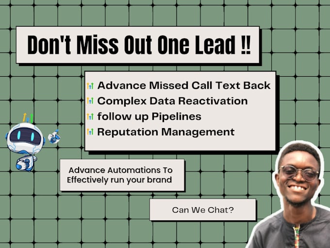 Missed call text back mctb follow up funnel automation pipeline gohighlevel ghl by Funnell_wizz ...