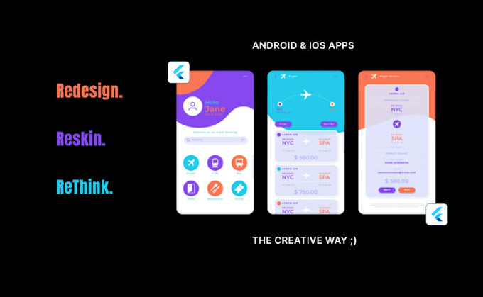 Redesign, reskin flutter applications by Noorchauhan | Fiverr Redesign, reskin flutter applications by Noorchauhan | Fiverr