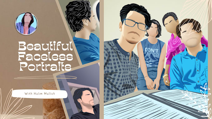 Draw A Minimalistic Portrait For You By Halimmallick Fiverr