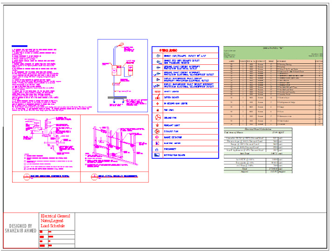 Design electrical plans, load schedules and sld by Engineer0021 | Fiverr