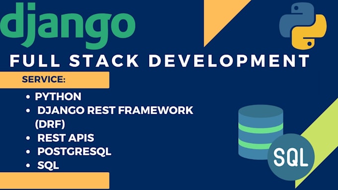 Be Your Full Stack Web Developer In Python Django React Node By Chwasiullah Fiverr