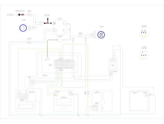 Design harness wiring diagram manufacturing 2d drawing by Mahmood111 ...
