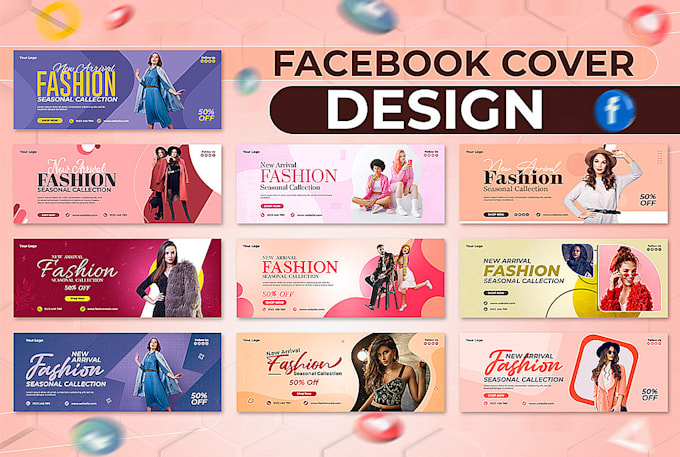 Design custom facebook cover design, social media masterpiece by ...