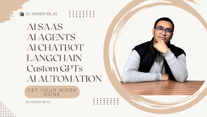 Build ai agent ai saas langchain ai chatbot ai automation llm by Hamidashidy | Fiverr