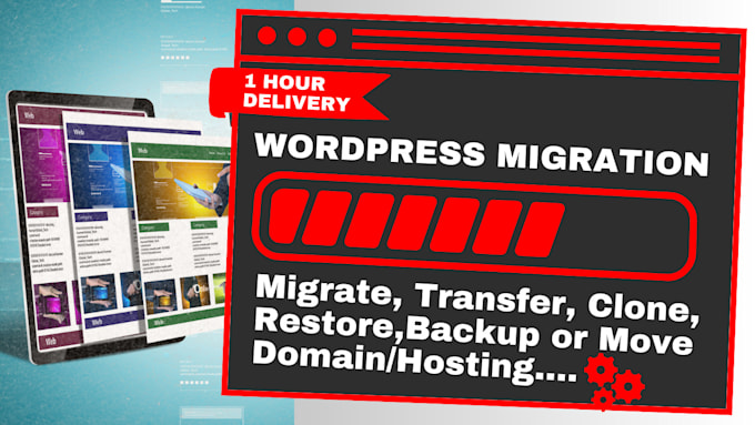 Backup, migrate and transfer wordpress in one hour by Raokamranupwork | Fiverr