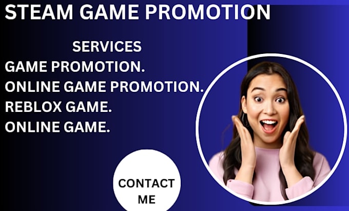 Do steam game promotion, reblox game, steam game and game promotion by ...