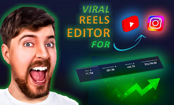 Edit viral short form content for instagram reels, shorts by Piyush ...