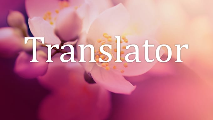 Translator from english to arabic and the opposite by Alamoush515 | Fiverr