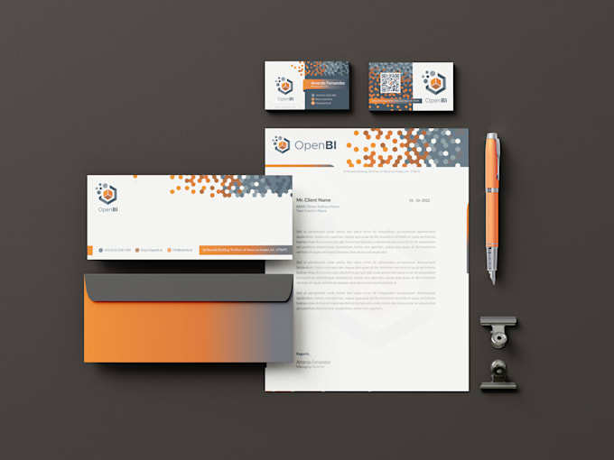 Create corporate stationery design by Xnorpix | Fiverr
