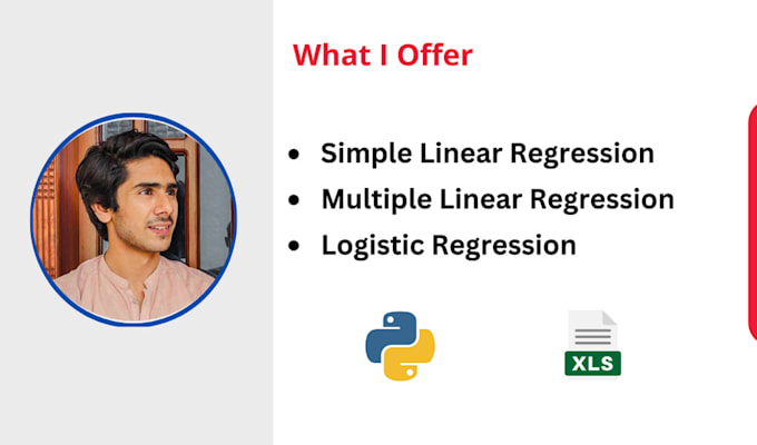 Do linear regression and logistic regression analysis using python, excel, r by Ahmadawais292 ...