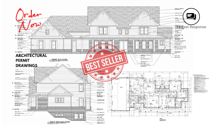 Do permit drawings for home additions, renovation, patio, garage by Studio_emagery | Fiverr