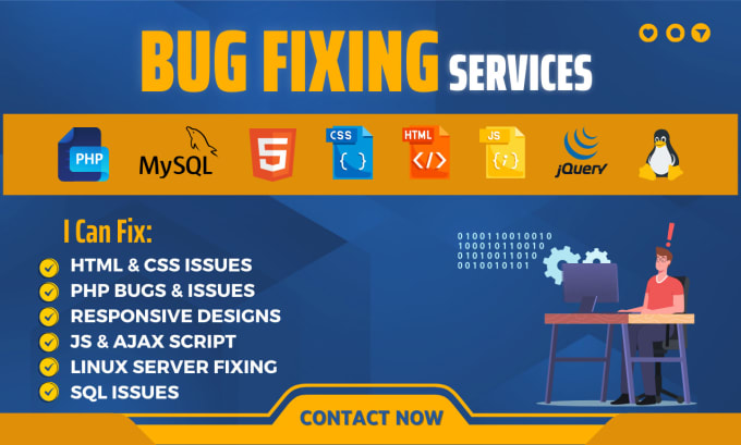 Fix Or Dubug Error In Php Html Css Javascript And Jquery Code By Mianhamzashahid Fiverr