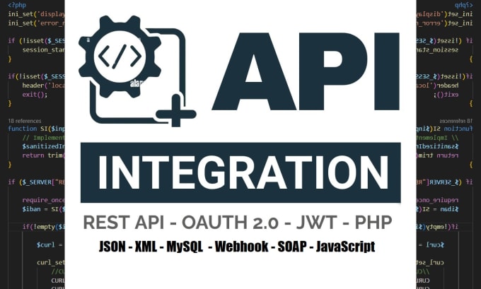 Integrate, fix or develop rest, json, xml, soap api, for php website ... Integrate, fix or develop rest, json, xml, soap api, for php website ...