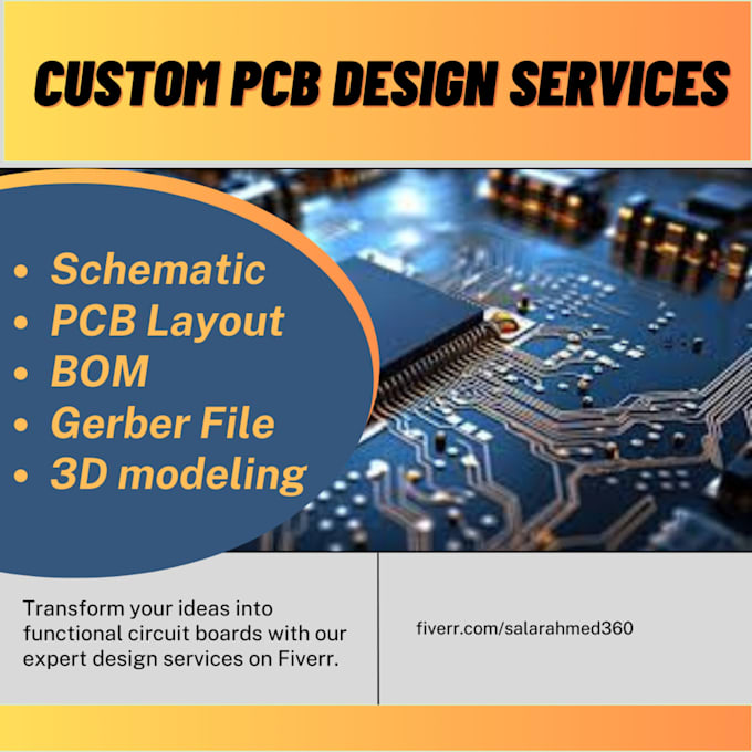 Create pcb design, pcb layout, and schematic design for you by ...