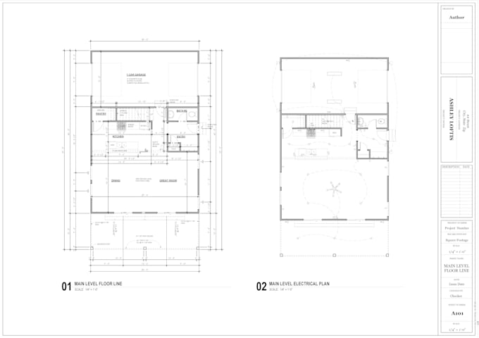 Design architectural permit drawings in autocad by John__permit | Fiverr