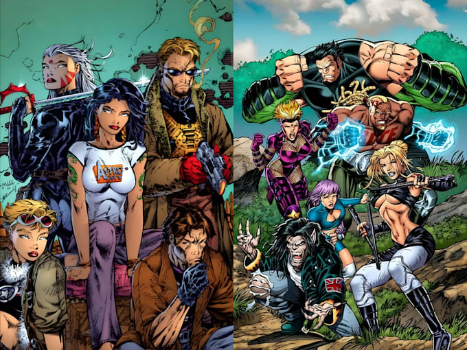 Draw your comic book, realistic drawing, portrait, manga and character ...