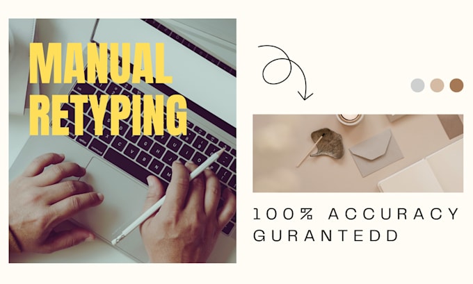 Retyping document images into pdf by Creativefiverr7 | Fiverr