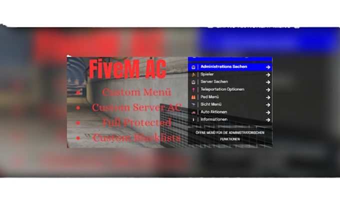 Create a fivem anticheat system for your server by Justlit_scripts | Fiverr