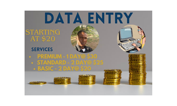 Do data entry for you by Kashwayneprince | Fiverr