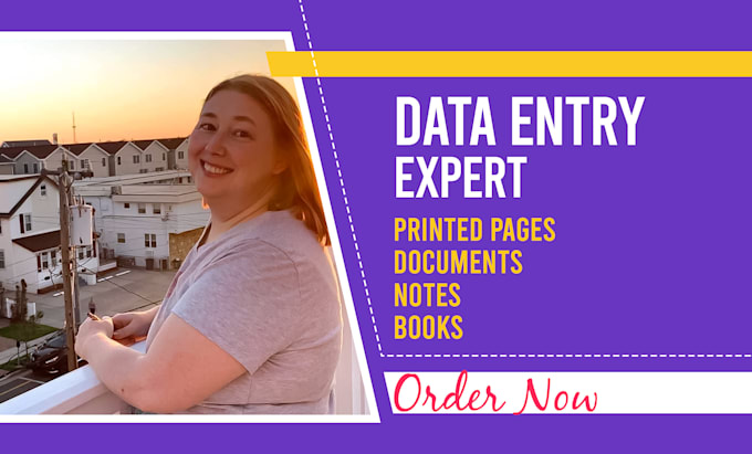Do your typing or data entry job by Sallytolbert | Fiverr
