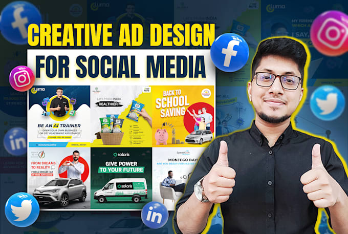 Design high converting creative facebook ad banner and instagram ads ...