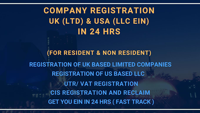 Register usa llc and uk ltd company formation, get ein number in 24h by ...