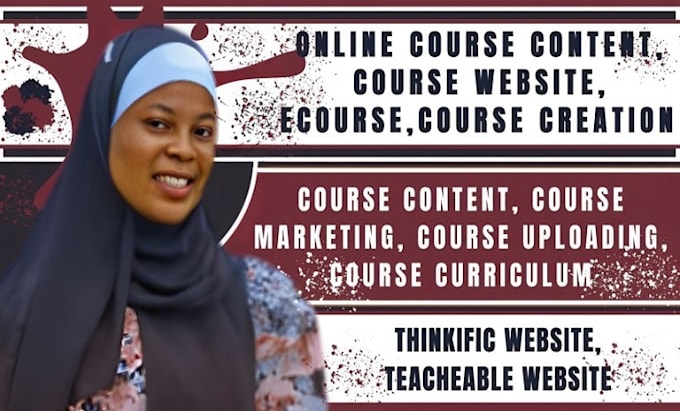 Create quality ecourses for any topic, online course for any elearning website by Oyindunmola1 ...