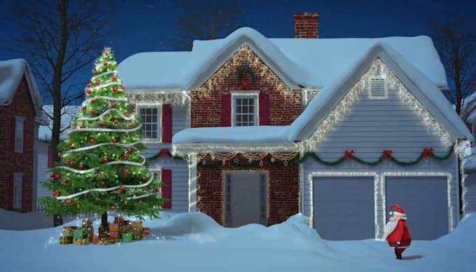 Do amazing 3d christmas video animation, cinema 4d by Vanora_studio ...