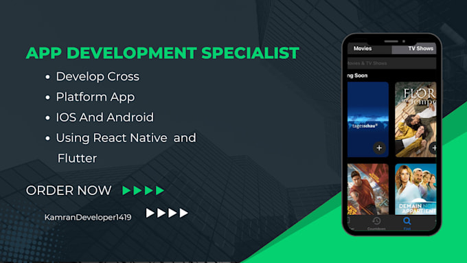 Develop Ios And Android Mobile App Using React Native And Flutter By Kamran1419 Fiverr 