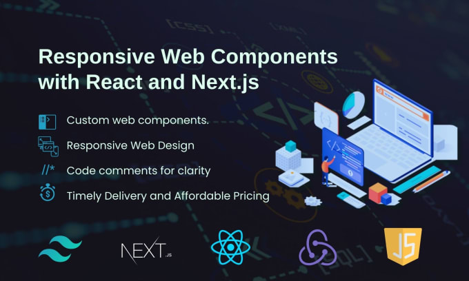 Create responsive react, next components with animations by Swaroop ...
